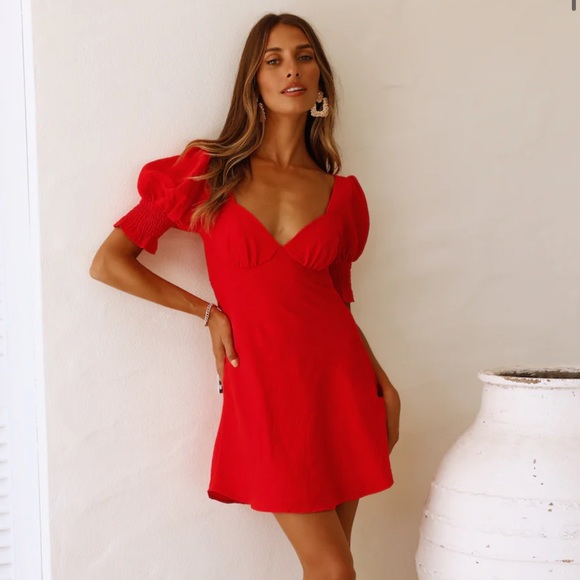 Hello Molly | Dresses | Ms Finesse Dress Red | Poshmark
